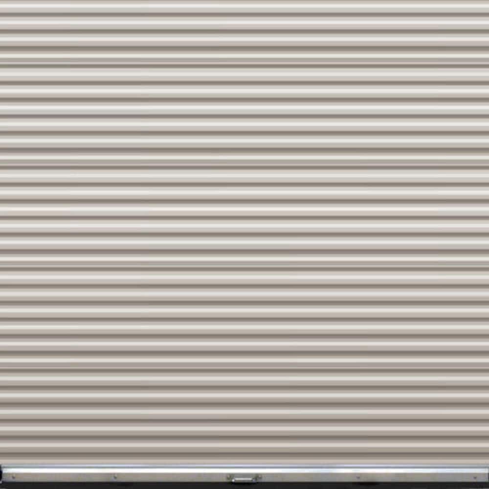 Clopay Roll-Up 8 ft. x 8 ft. Non-Insulated Light Stone Garage Door ...