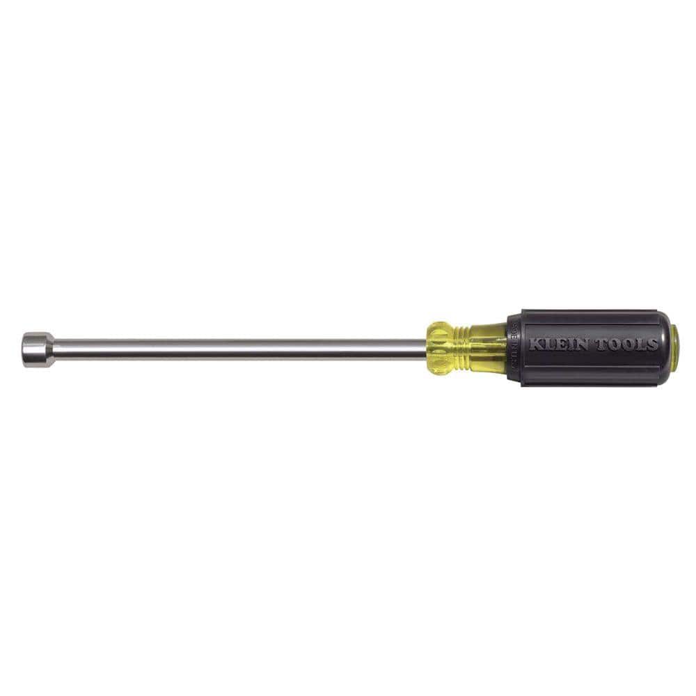 Klein Tools 3/8 in. Nut Driver with 6 in. Hollow Shaft- Cushion Grip ...