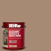 BEHR 1 gal. #N240-5 Rodeo Tan Flat Interior/Exterior Masonry, Stucco ...