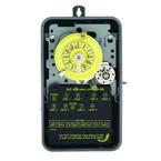 Intermatic DT Series 2-Circuit 20 Amp 24 Hour Indoor Surface Mount ...