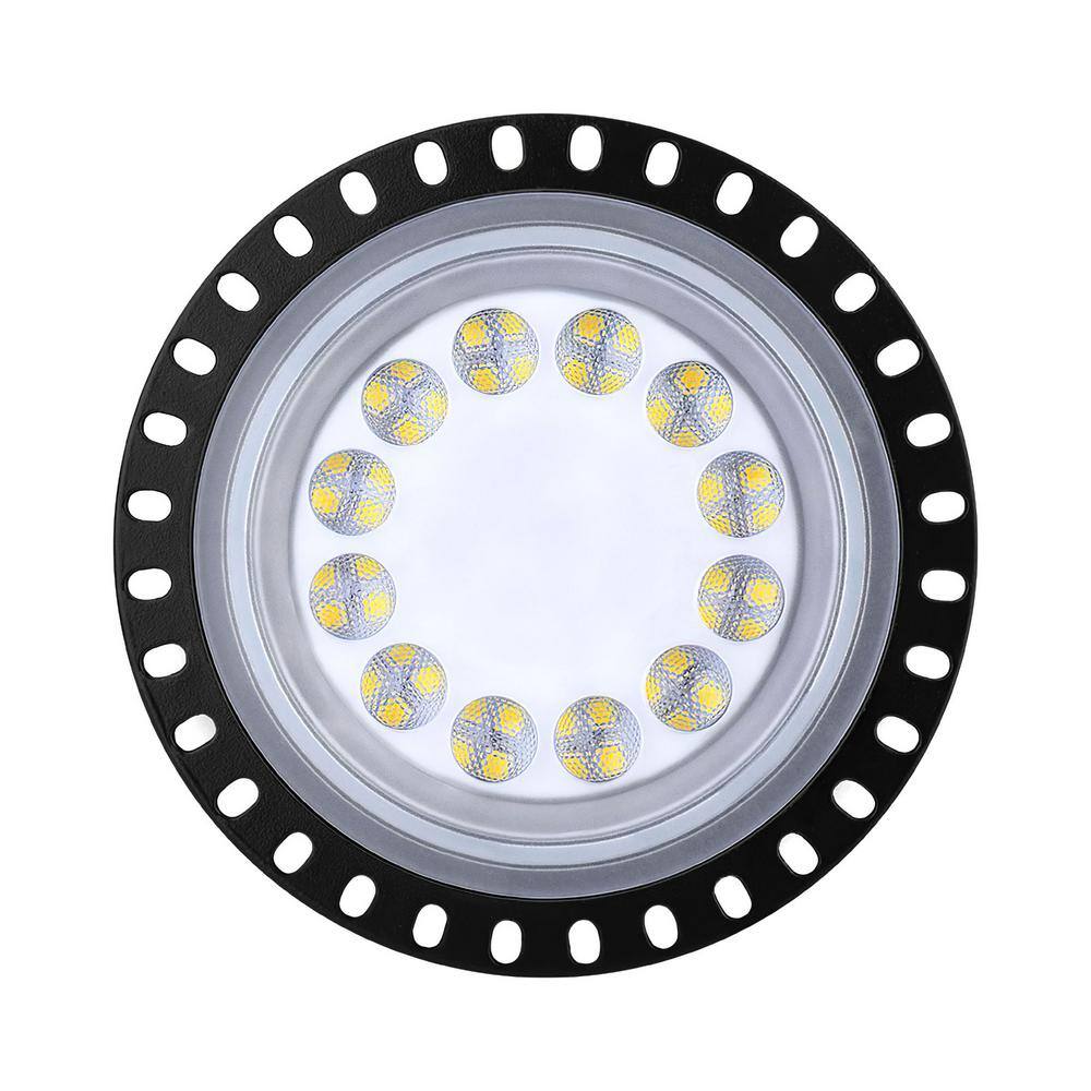 BOEKA ARCTURUS 6.45 in. 50-Watt Equivalent Integrated LED Black High ...