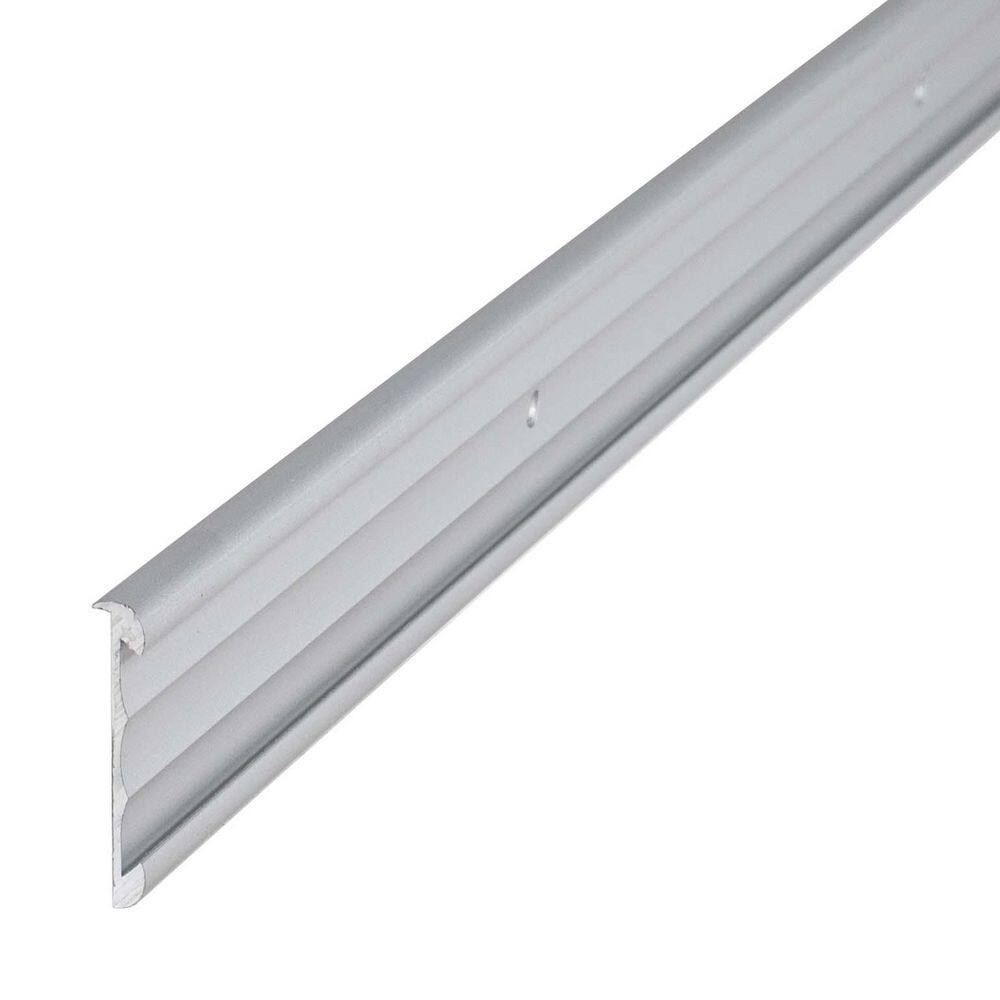 Outwater 0.210 in. D x 1.124 in. W x 36 in. L Clear Anodized Satin ...