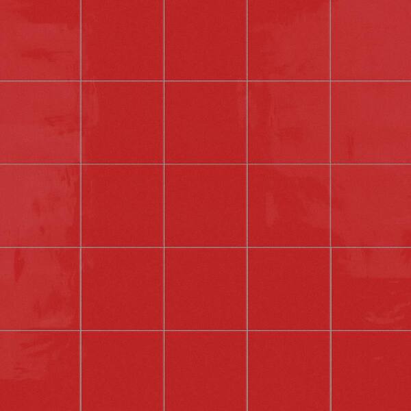 Merola Tile Monocolor Special Nero 7-7/8 in. x 7-7/8 in. Ceramic Floor ...