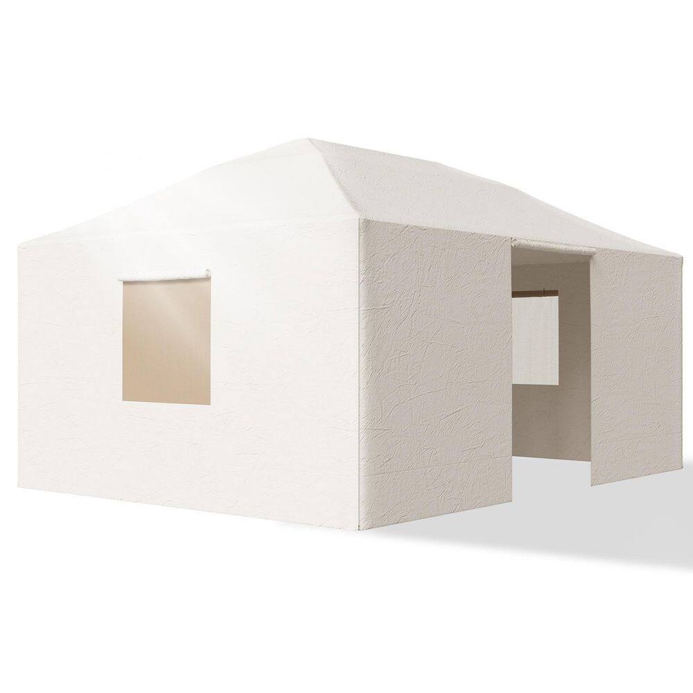 Sizzim 16 ft. x 12 ft. Oxford Waterproof Universal Winter Gazebo Cover ...