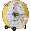 WOCK HICFM 30 in. 3 Speeds Drum Fan in Yellow with 1/3 HP Powerful ...