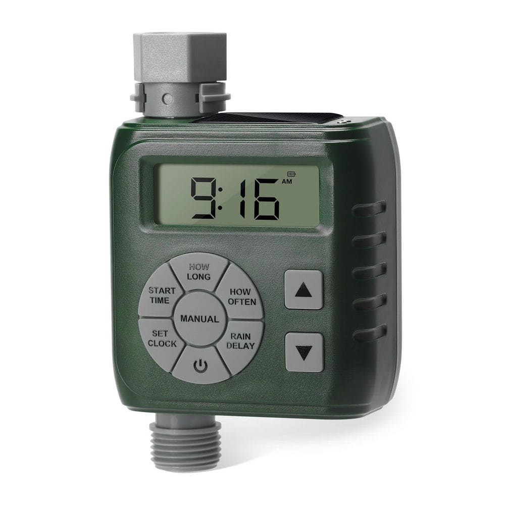 OGETFUUR Programmable Irrigation Water Faucet Timer for Garden Hose ...