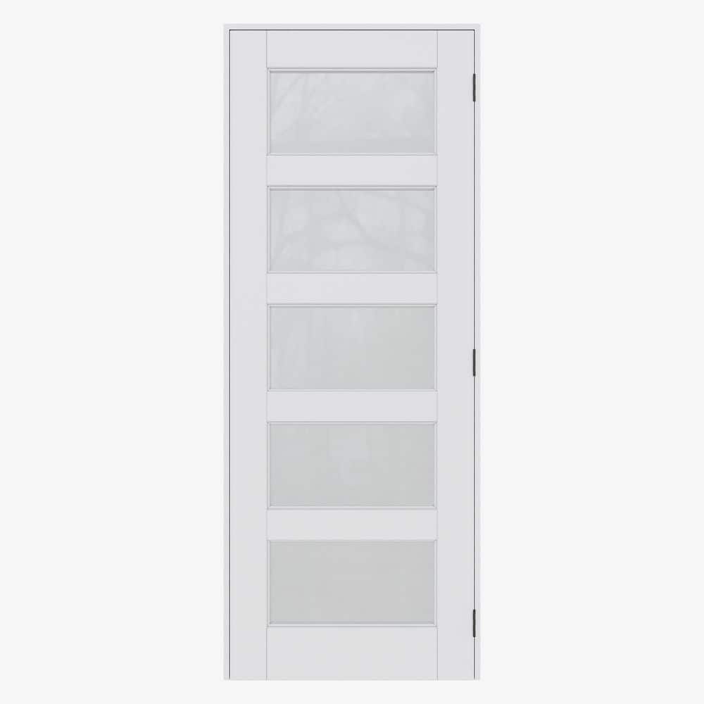 Reviews for ARK DESIGN 32 in. x 80 in. 5-Lite Frosted Glass Left-Hand ...