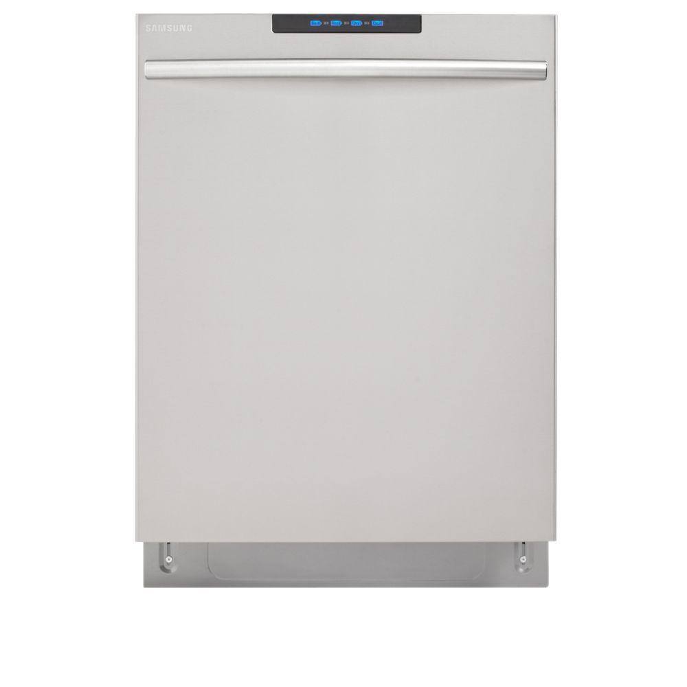 Samsung 24 in. Top Control Dishwasher in Stainless Steel with Stainless ...