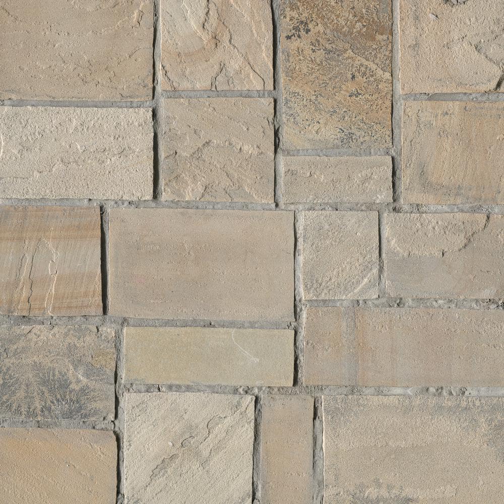 MSI Pietra Rustica Veneer 6 in. x 18 in. Natural Sandstone Wall Loose ...