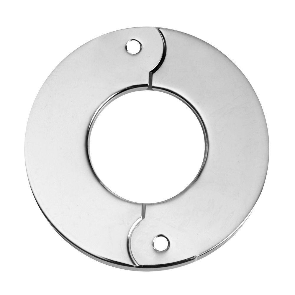 Oatey 1-1/4 in. Chrome-Plated Steel Iron Pipe Size Split Flange ...