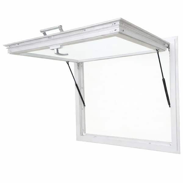 TEZA DOORS Teza 71.5 in. x 47.5 in. White Aluminum Low-E Double-Pane ...