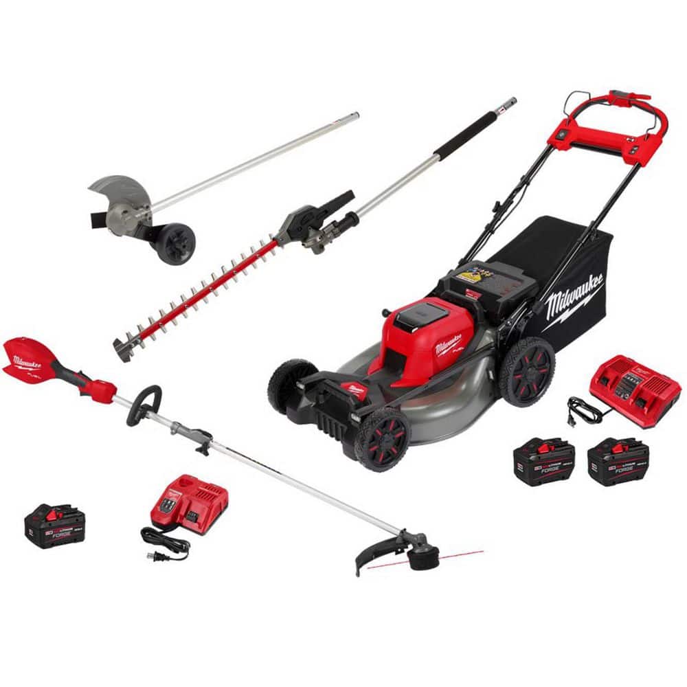 Milwaukee M18 FUEL Brushless 21 in. Self-Propelled Mower w/ String ...