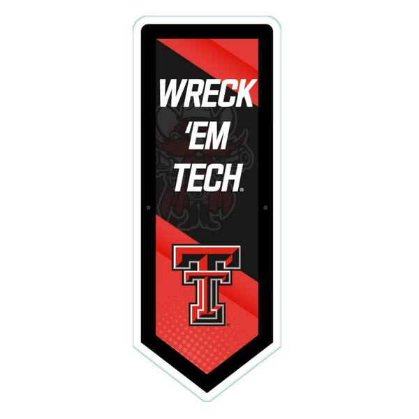Evergreen Texas Tech University Pennant 9 in. x 23 in. Plug-in LED ...