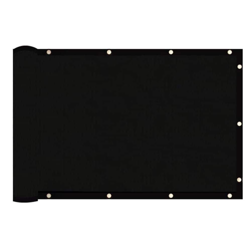Phewnyzo 6 ft. x 50 ft. Heavy Duty Fence Privacy Screen with Brass ...