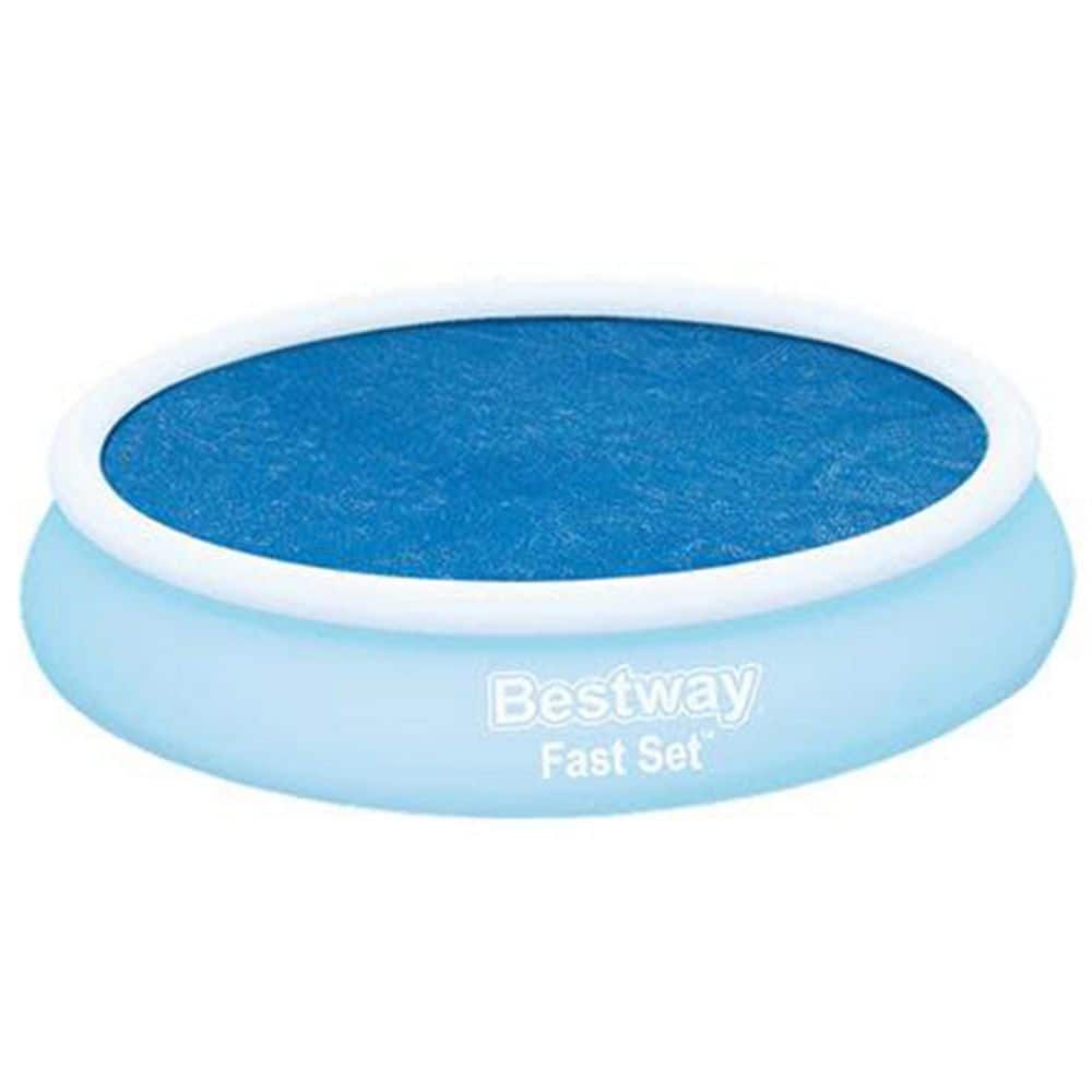 Bestway Round Solar Pool Cover for 10' Round Above Ground Swimming ...