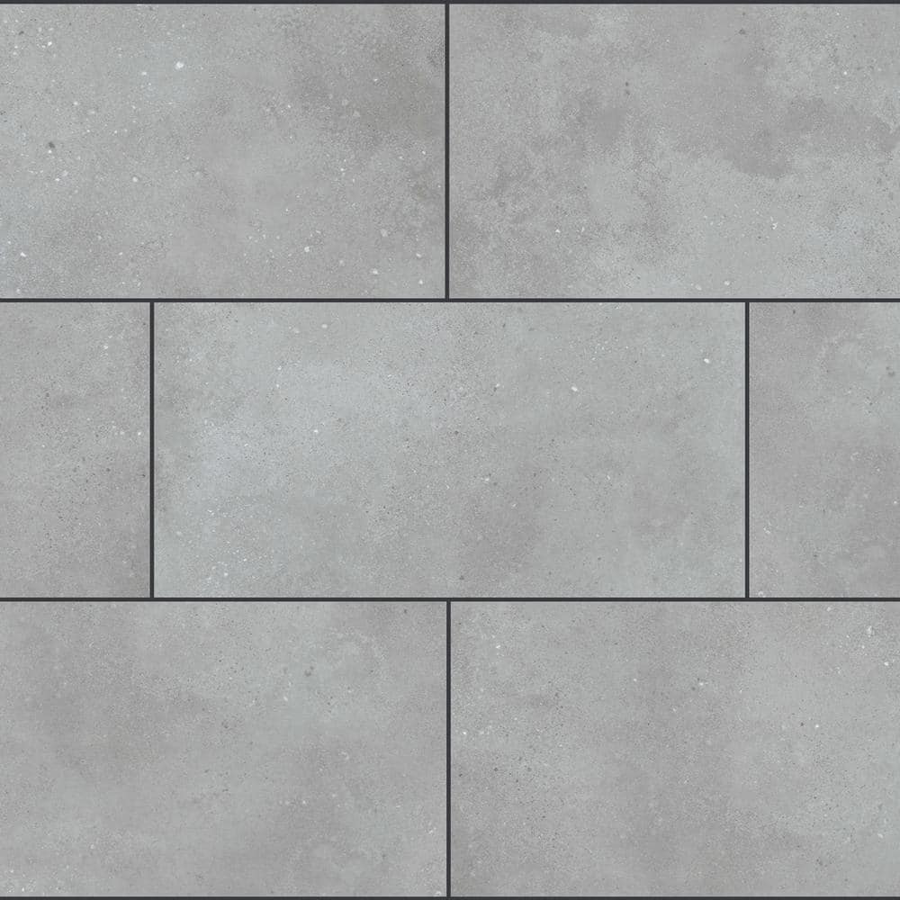 Lifeproof Guzman Concrete 22 MIL x 11.9 in. W x 23.8 in. L Click Lock ...