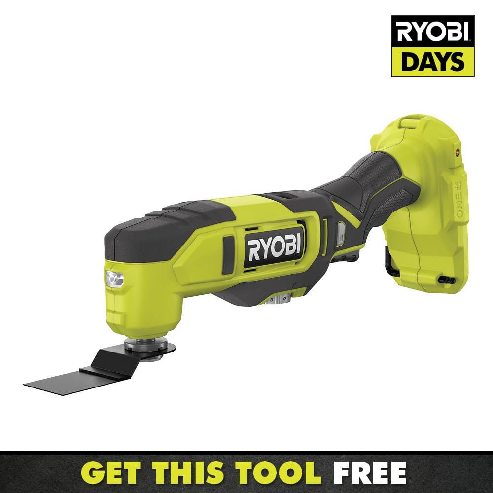 RYOBI ONE+ 18V Cordless Oscillating Multi-Tool (Tool Only) PCL430B ...