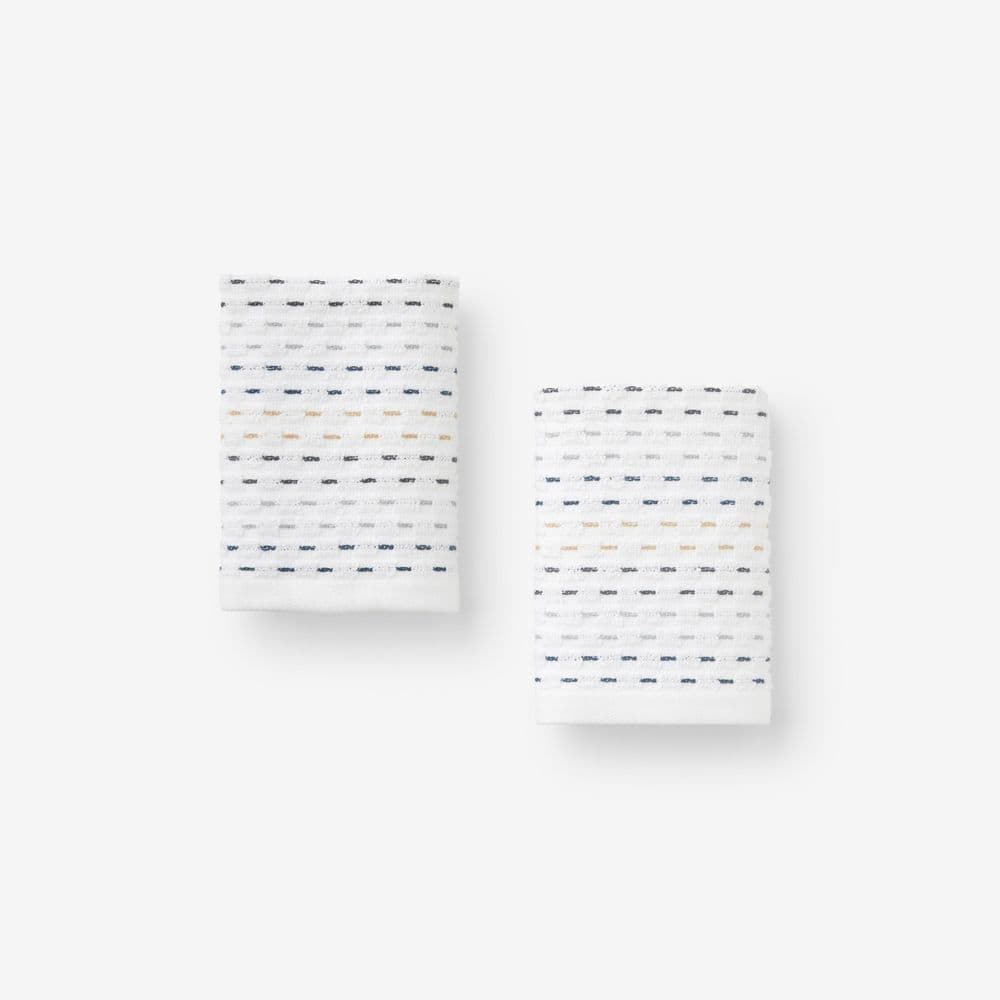 The Company Store Company Cotton Gray Multi Dash Wash Cloth 59128A-WASH ...