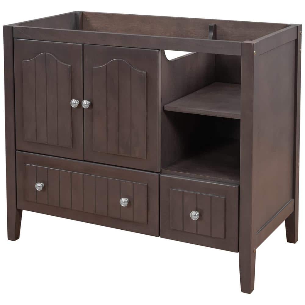 grossag 35 in. W x 31 in. D x 17.5 in. H Bath Vanity Cabinet without ...