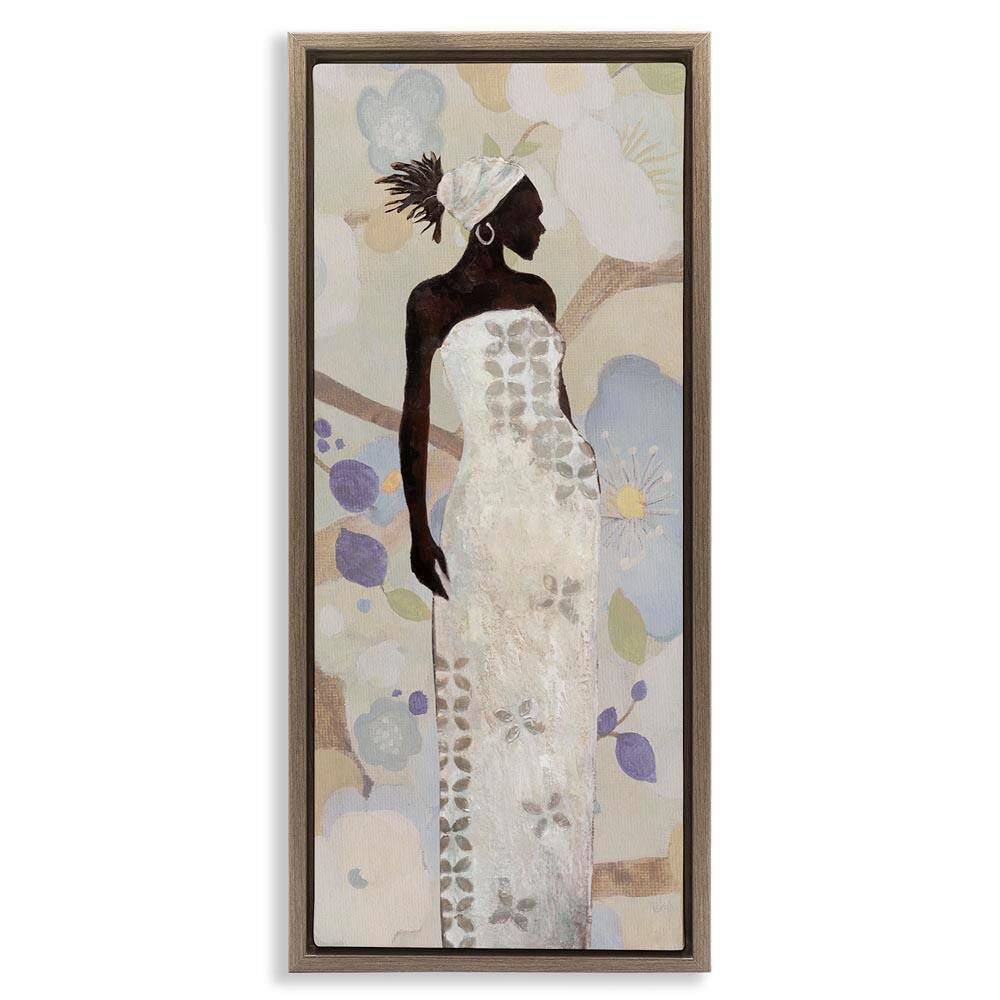 Stupell Industries Stylish Woman Neutral Tones by Janet Tava Brown ...
