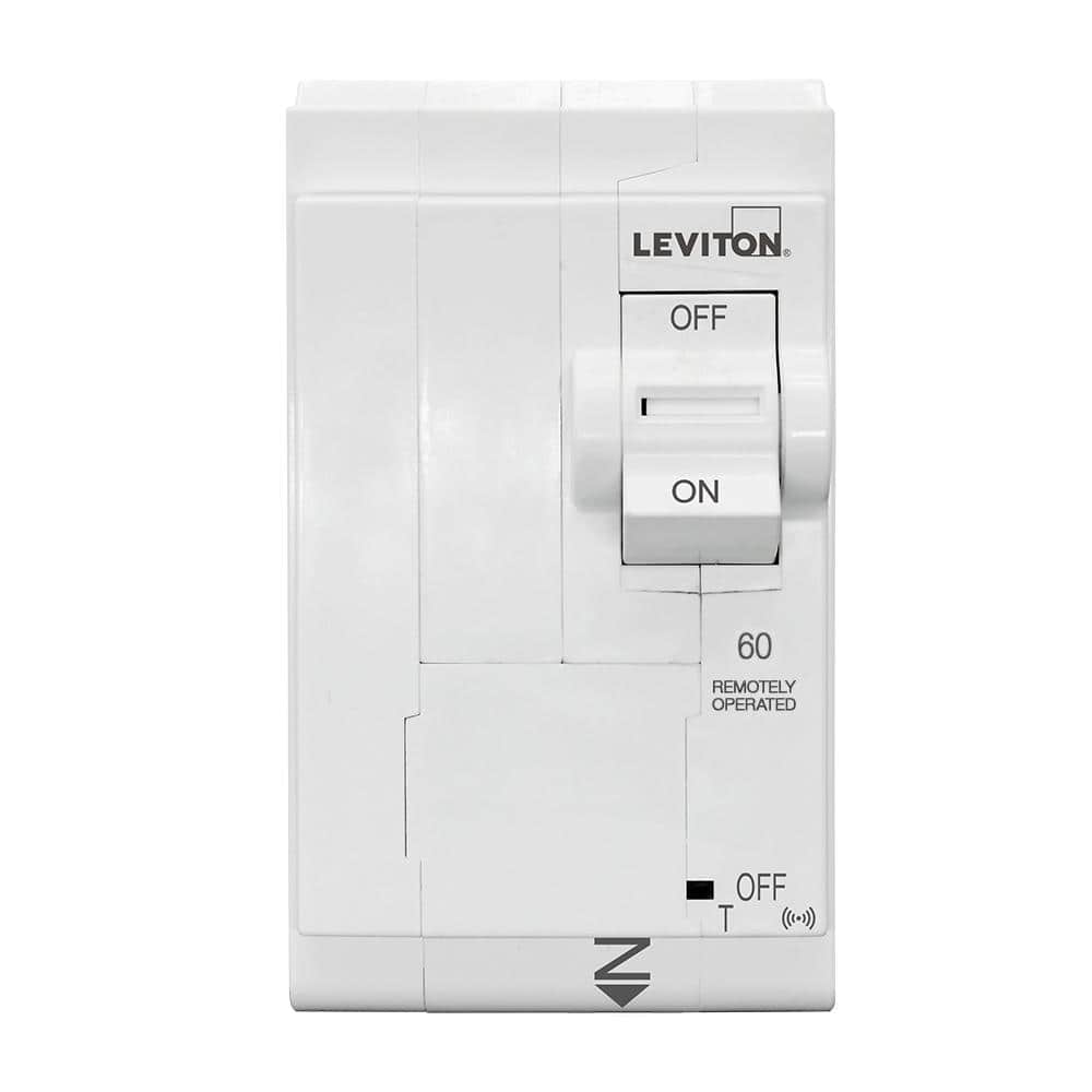 Leviton 2nd Gen 2-Pole 60 Amp Smart Circuit Breaker, 120/240-Volt and ...