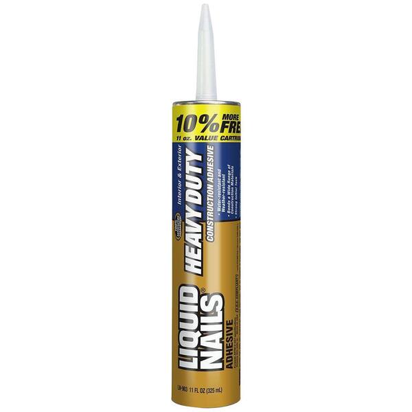 Liquid Nails Heavy Duty 11 oz. Tan Low VOC Construction Adhesive (24 ...