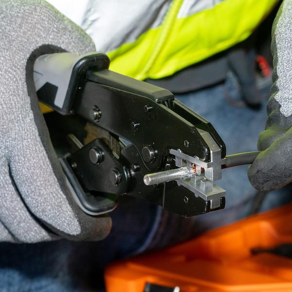 Klein Tools Solar Ratcheting Crimper for MC4 Connectors 3010CR The Home Depot