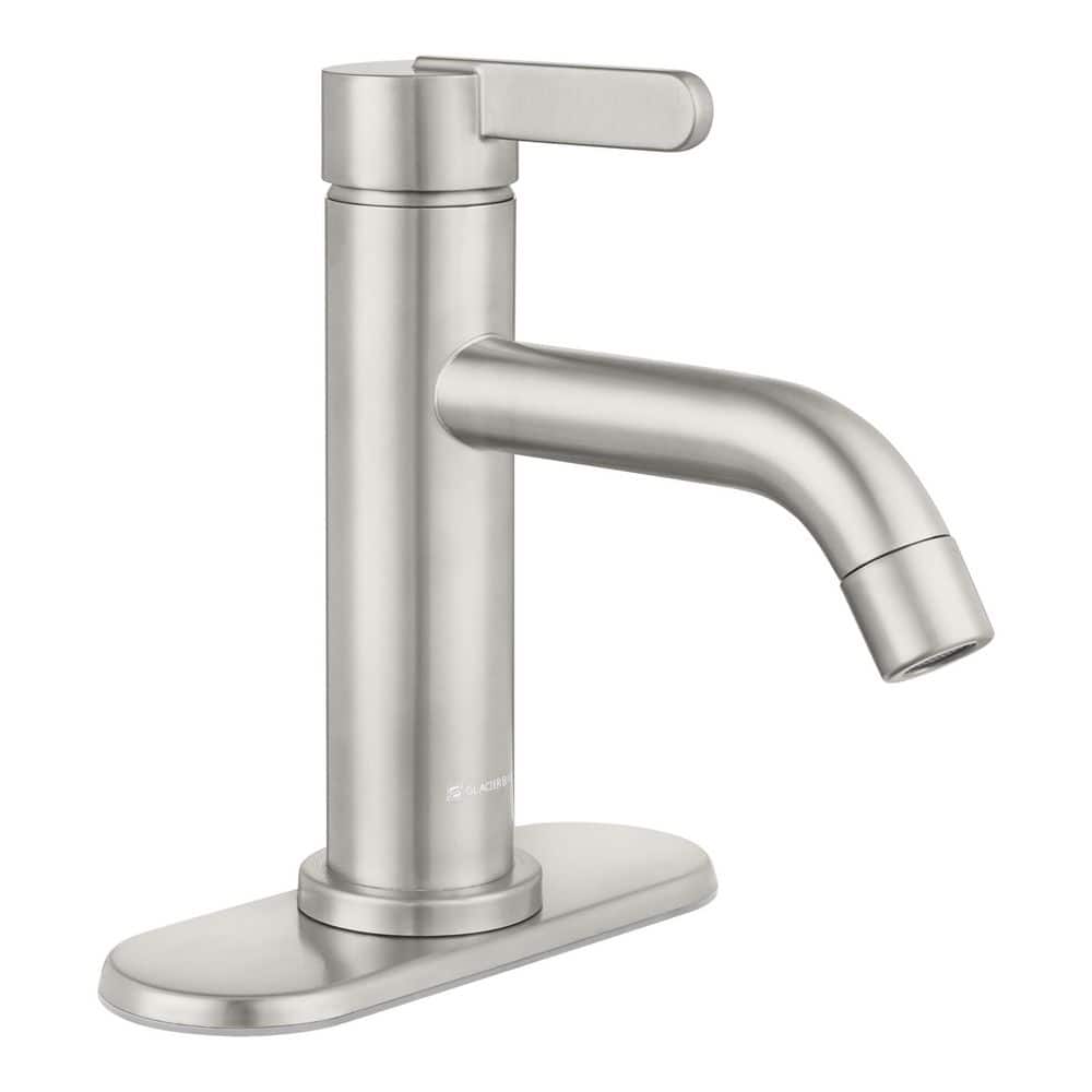 Glacier Bay Caslisto 4 in. Centerset Single Handle Bathroom Faucet in ...