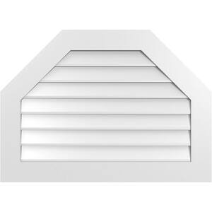 Novik 18 in. x 24 in. Polypropylene White Rectangular Gable Vent ...