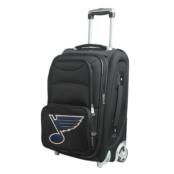 Denco NHL St Louis Blues 21 in. Black Carry-On Rolling Softside ...