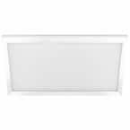 LUXRITE 12 in. x 12 in. 1500 Lumens Integrated LED Panel Light 18-Watt ...