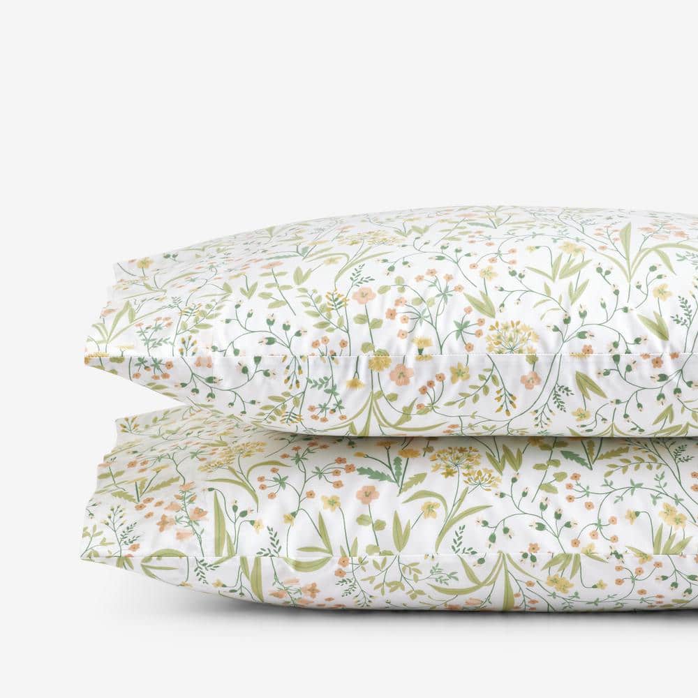 The Company Store Company Cotton Clemencia Mini Floral Peach Blossom ...
