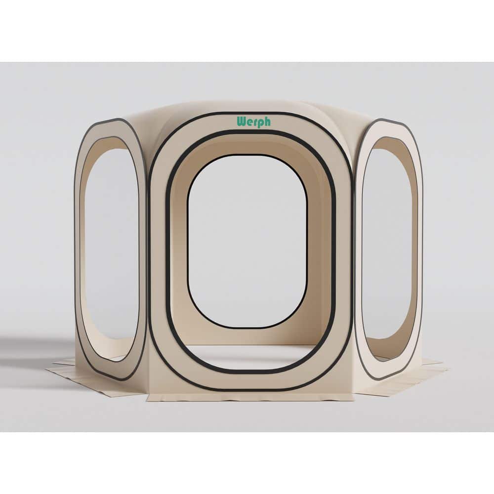 Reviews for Werph 10 ft. x 10 ft. Beige Portable Canopy Tent with Mesh ...