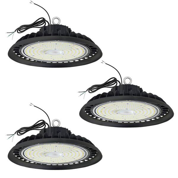 MEDINAH POWER 11 in. Round 1000-Watt Equivalent Integrated LED Dimmable ...