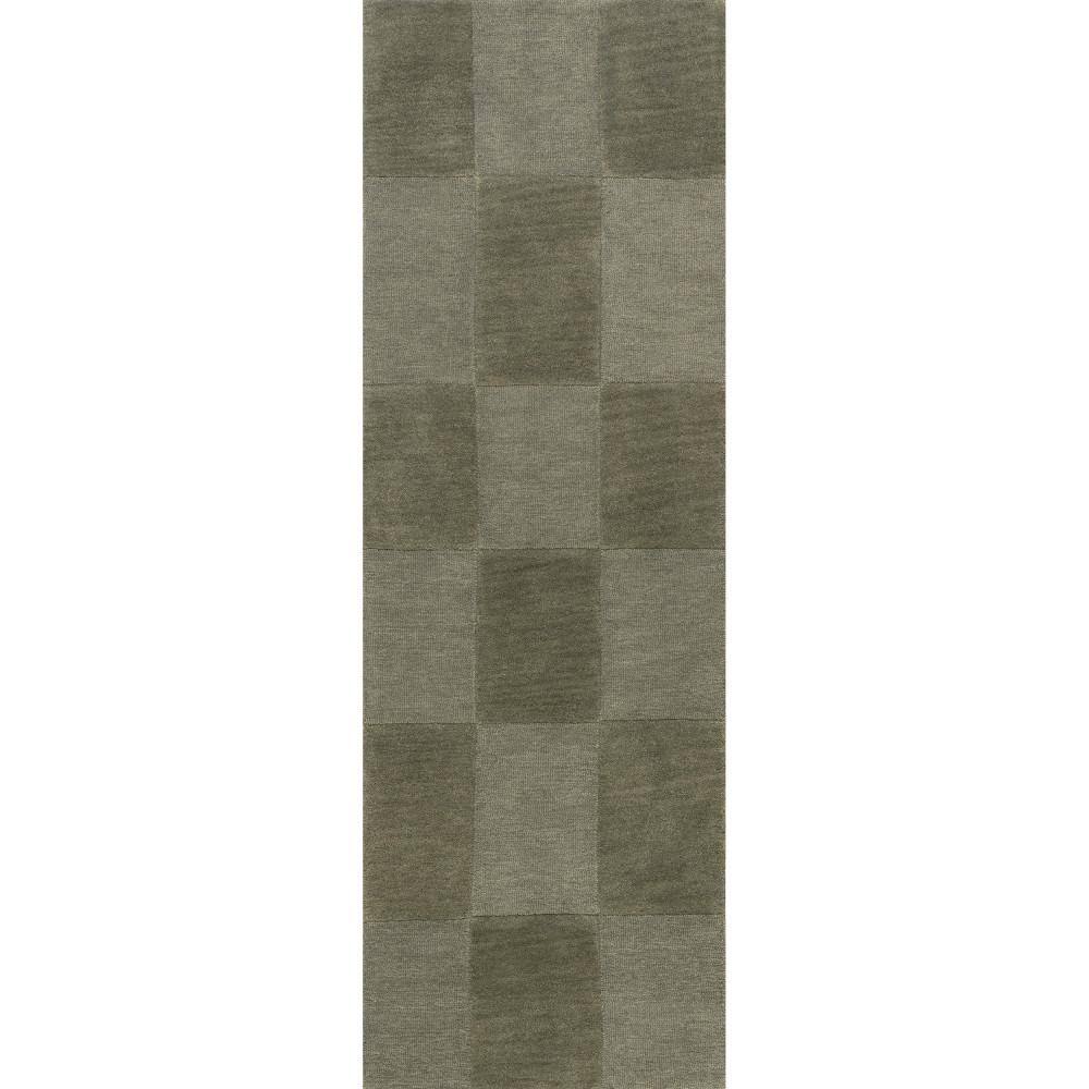 RUGS USA Elliot Wool Olive 3 ft. x 8 ft. Indoor/Outdoor Patio Runner ...