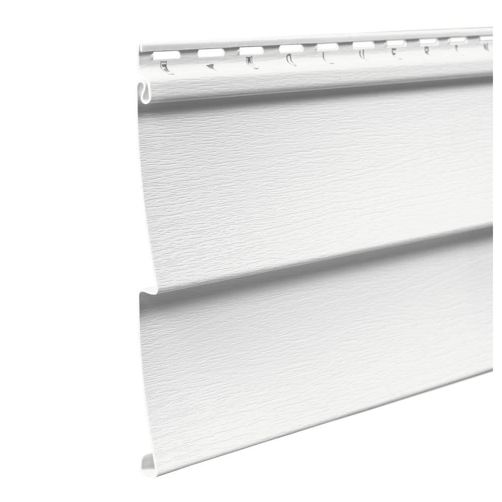 Wolverine Wildcreek 042 Double 4 in x 150 in White Clapboard Vinyl ...