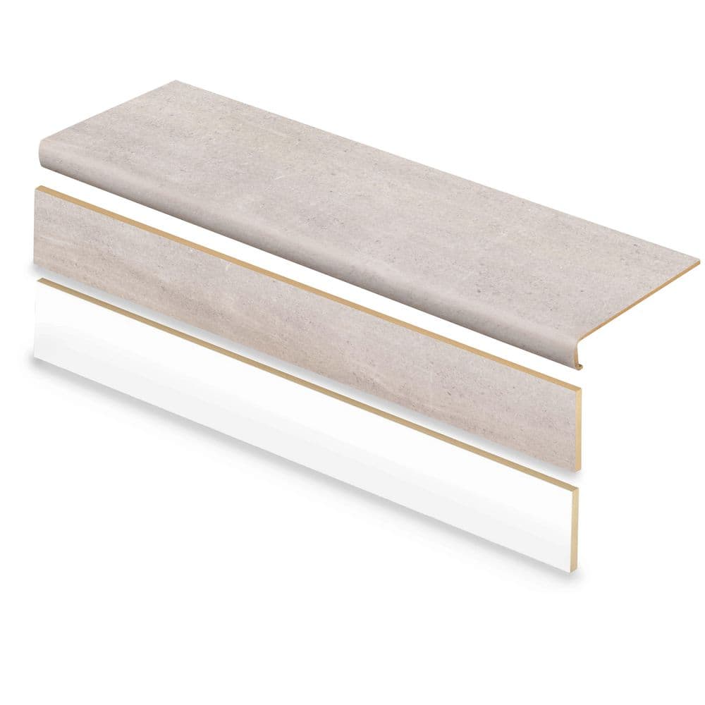 Cap A Tread Annelise Terrazzo 47 in. L x 12.15 in. W x 57.91 mm T Vinyl ...