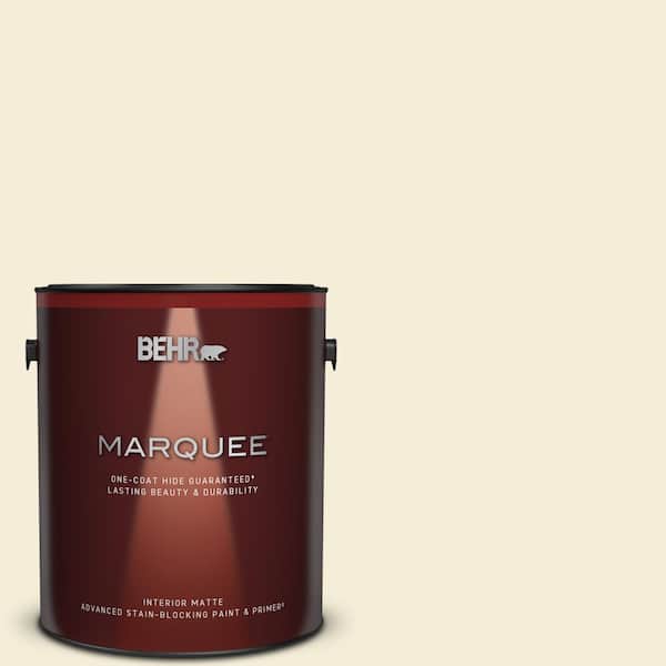 BEHR MARQUEE 1 gal. #PPU7-14 Apple Core Matte Interior Paint & Primer ...