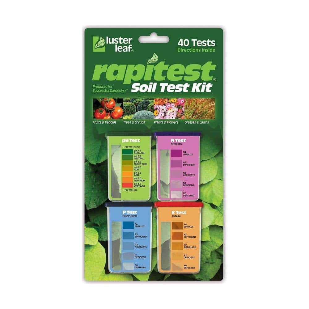 Luster Leaf Rapitest Soil Test Kit (40 Tests) 1601X - The Home Depot
