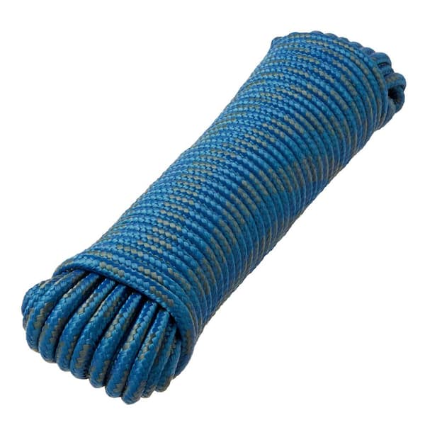 Everbilt 3/8 in. x 100 ft. Diamond Braid Polypropylene Rope (1 color ...