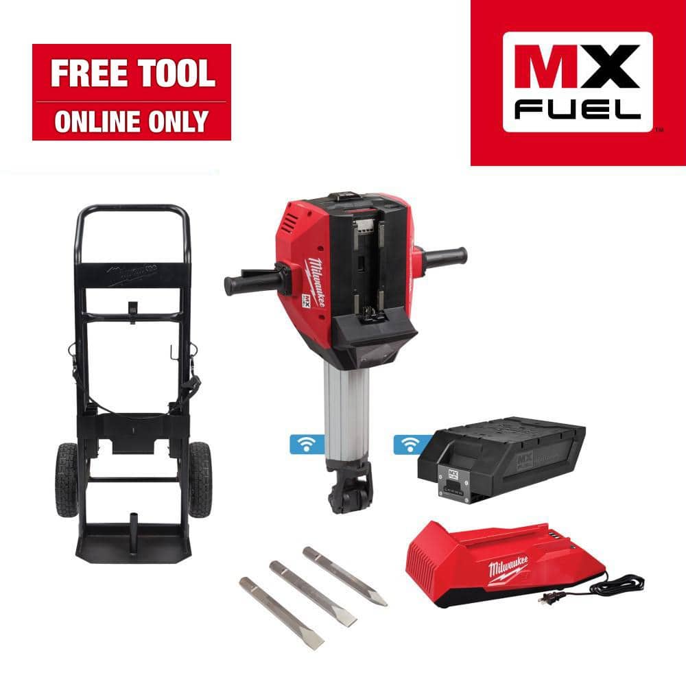 Milwaukee MX FUEL Lithium-Ion Cordless 1-1/8 in. Breaker with Battery ...