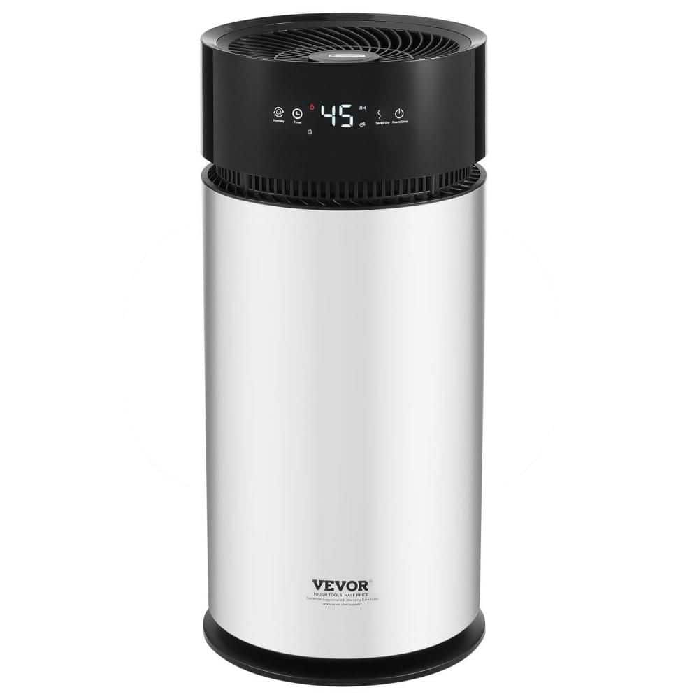 2.64 gal. Evaporative Humidifier 270 sq. ft. Air Purifier with Timer ...