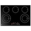 Sunmaki 30 in. 5 Elements Ceramic Electric Cooktop in Black with 16 ...