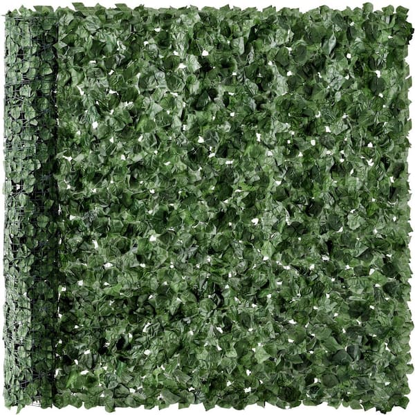 OGETFUUR 14 in. - 25 in. H Expandable Plastic Garden Fence Privacy ...