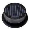 35-Watt Black Aluminum Solar Powerd Attic Fan Low Profile SAF35BLLP ...