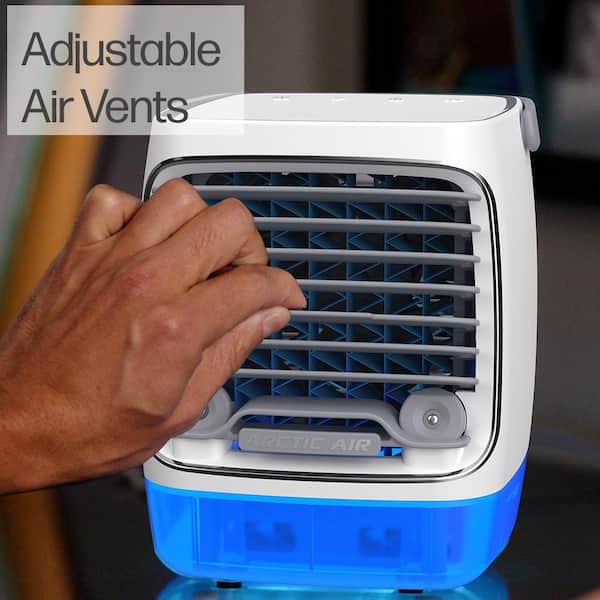 ARCTIC AIR Turbo Chill Desktop Evaporative Space Cooler with LED ...