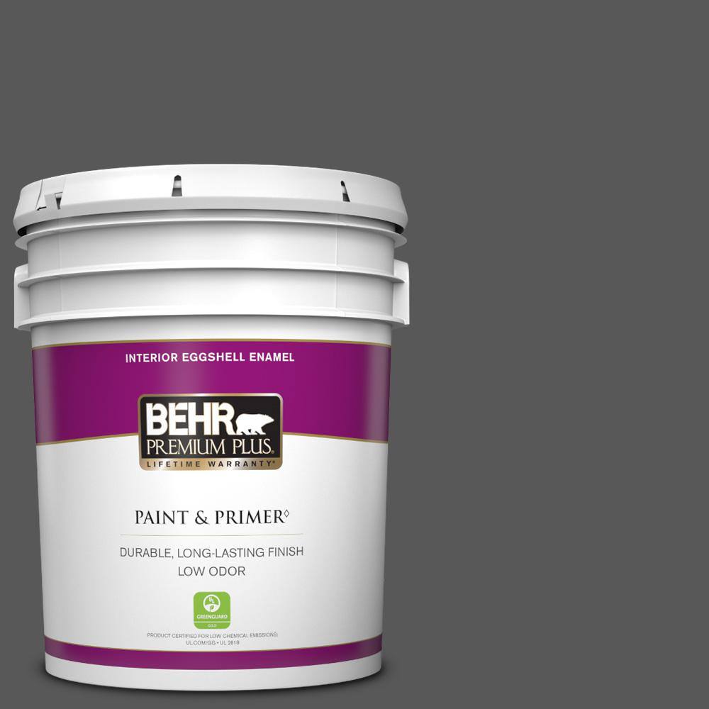 BEHR PREMIUM PLUS 5 gal. #PPU24-22 Shadow Mountain Eggshell Enamel Low ...