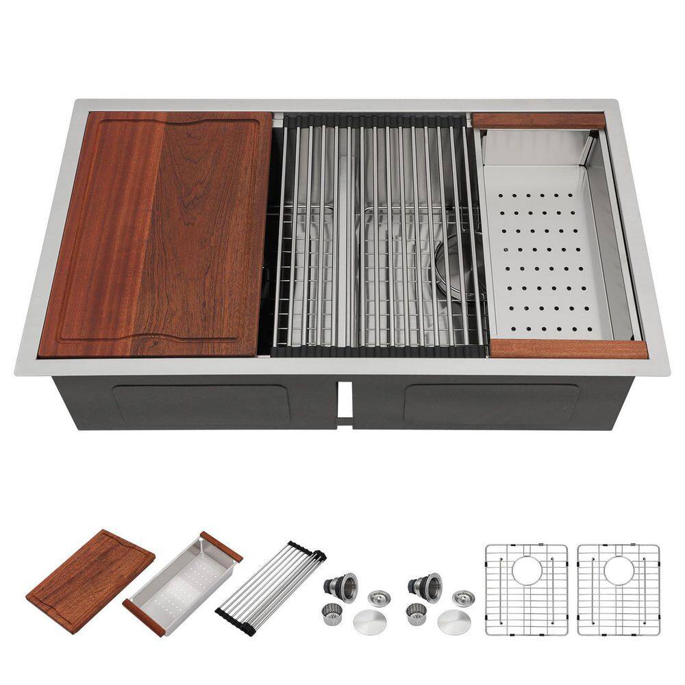Dcolora 33 In. 50/50 Split Low Divider Workstation With Ledge Double ...