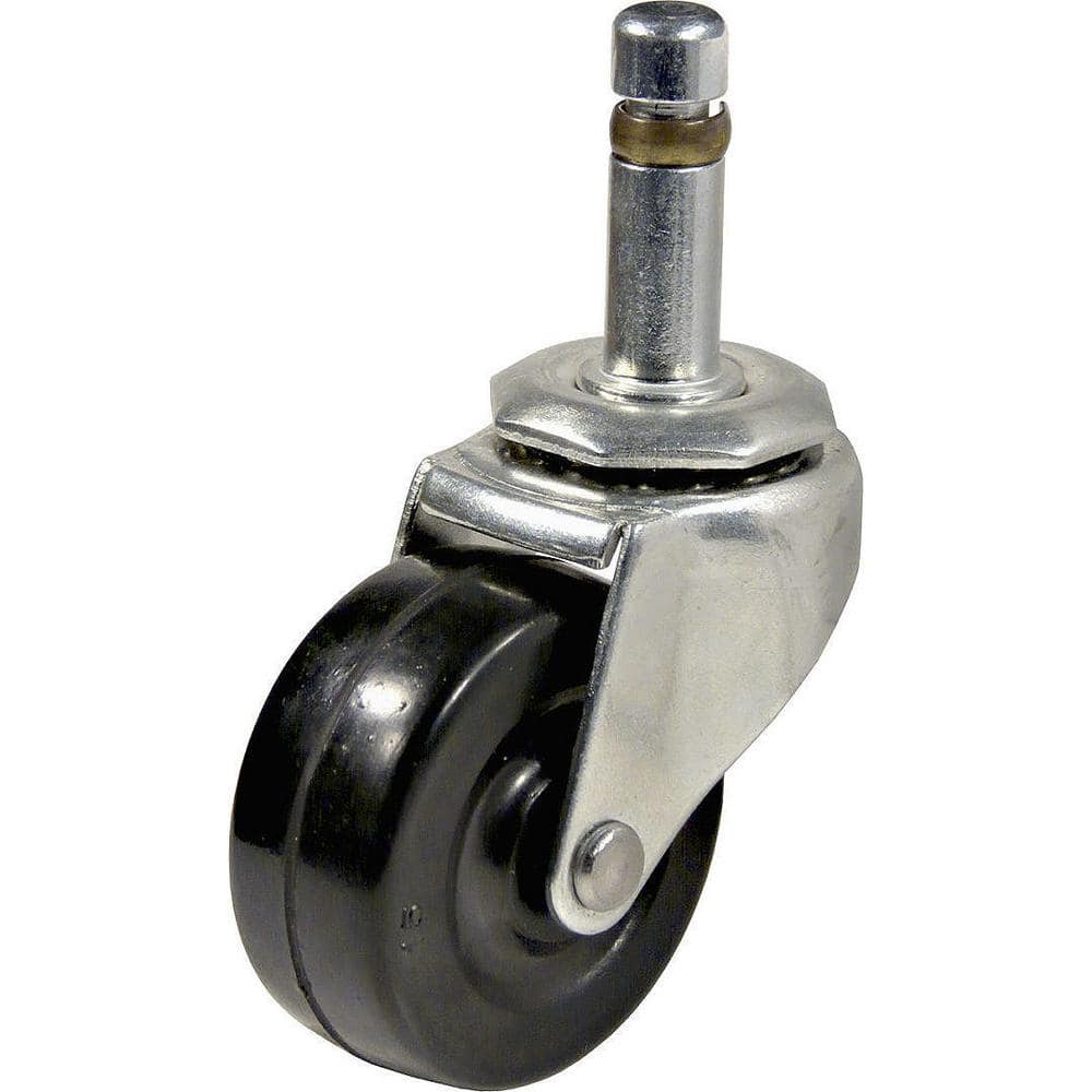 Richelieu Hardware 2 in. (51 mm) Black and Zinc Non-Braking Swivel Stem ...