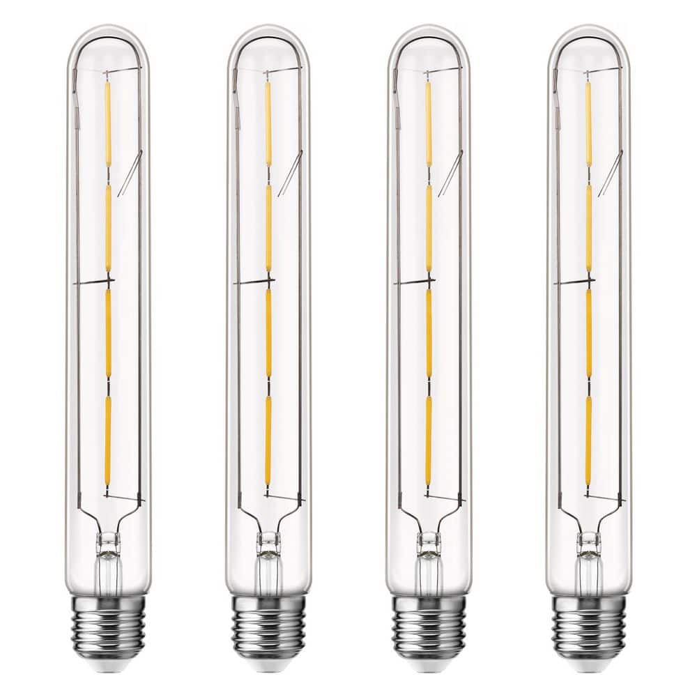 Emeritpro 40-Watt Equivalent T25 Soft White (2700K) LED Dimmable Edison ...